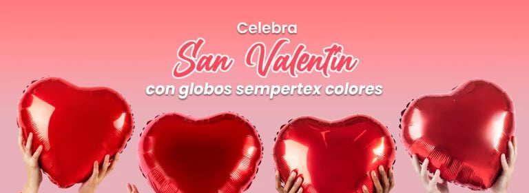 Globos sempertex colores para celebrar San Valentín – Oh Hi Party